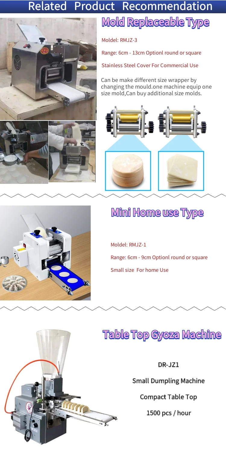 Small Grain Product Automatic Momo Empanada Roti Chapati Tortilla ...