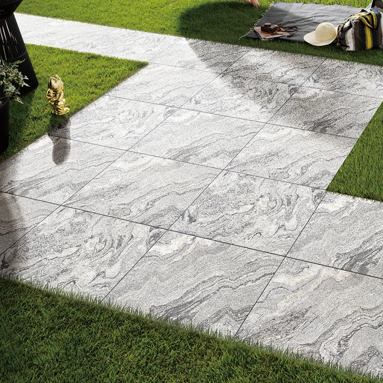 Thickness Non Slip R11 Stoneware Outdoor Flooring Matte Gray Tile ...
