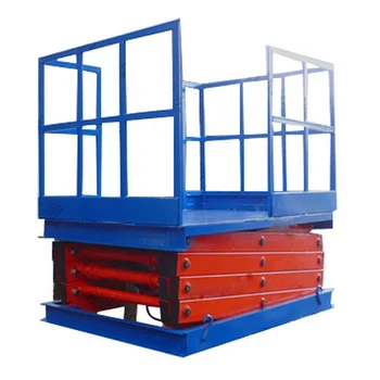 Stationary Scissor Lift Elevator Table For Factory Warehouse Loading ...