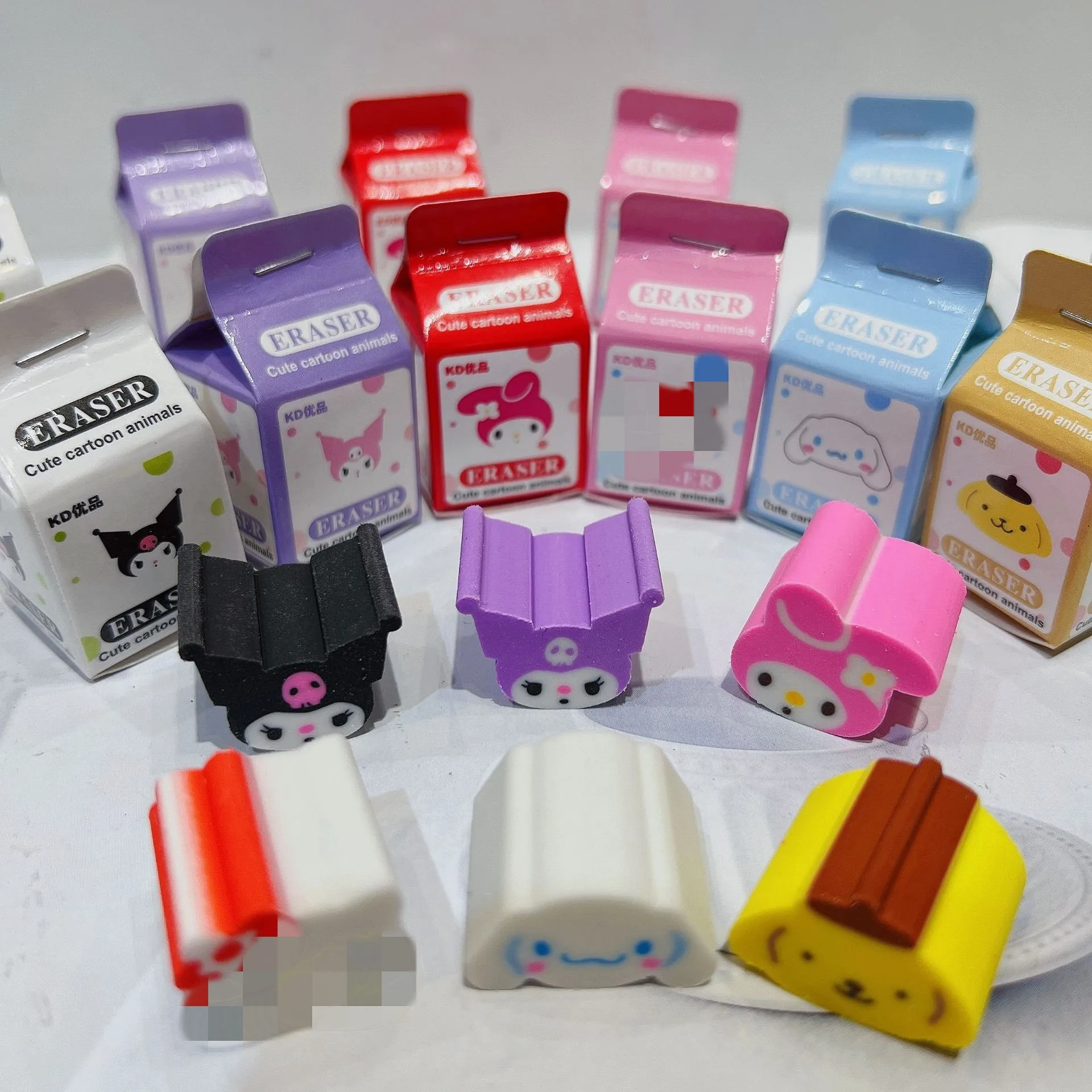 Cinnamoroll Students Supplies Eraser Cute Kuromi Eraser Kids Students ...