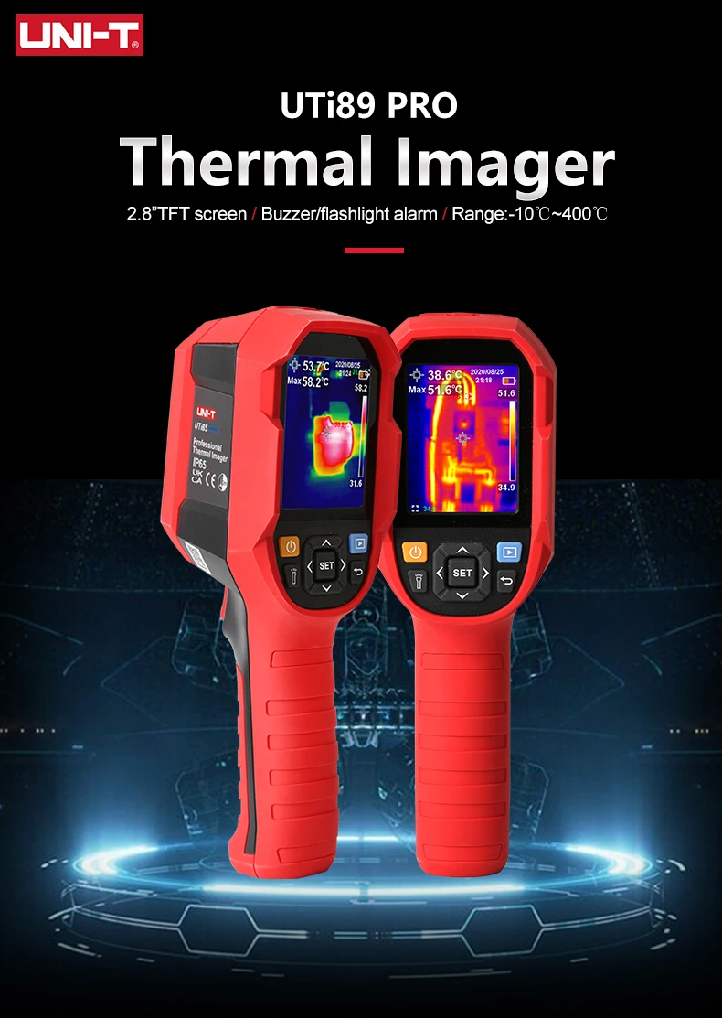 Uni-t Industrial Thermal Imaging Camera Uti89 Pro 4800 Pixel Thermal ...