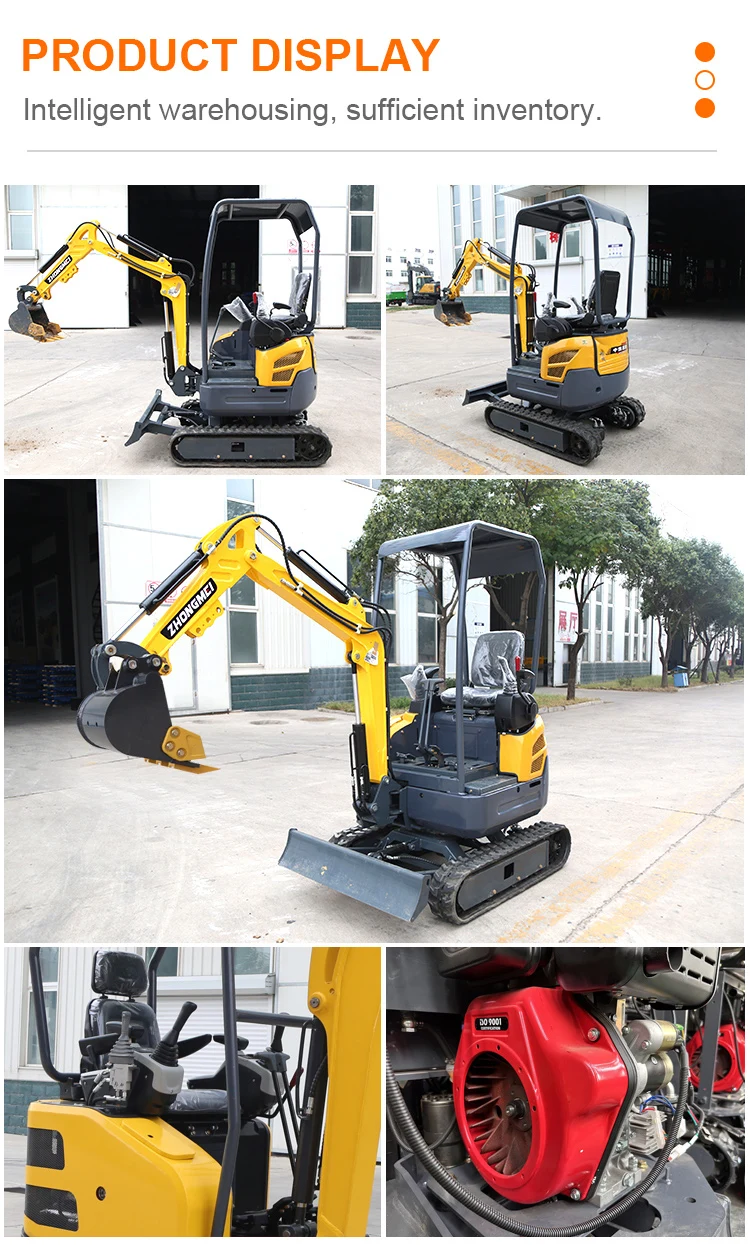 Cheap Electric Mini Excavator Earth-moving Multi Function Machinery ...