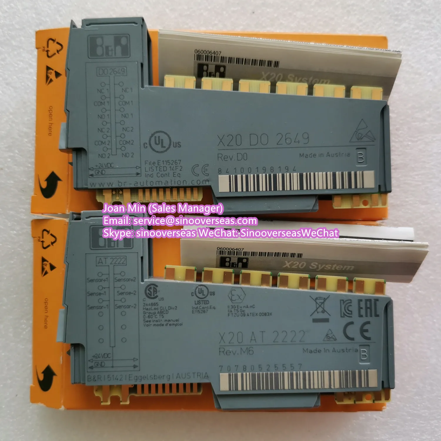 Analog Interface Module X20hb2880 X20hb2881 X20hb8880 X20sl8000 ...