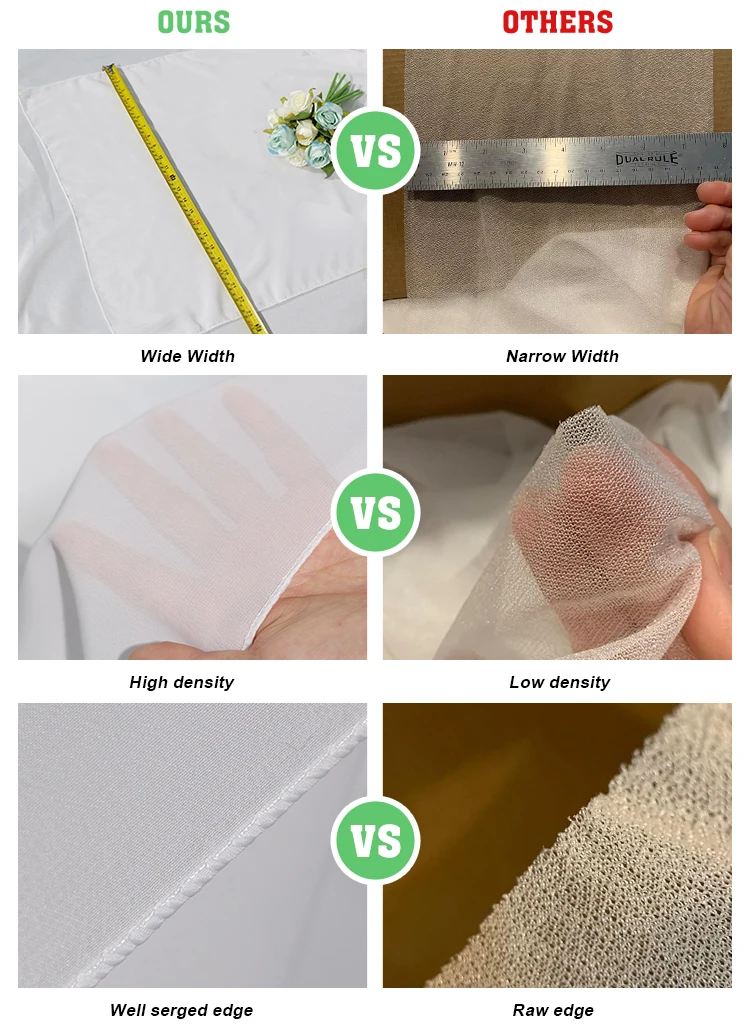 White Roof Canopy Draping Fabric - Perfect for Weddings