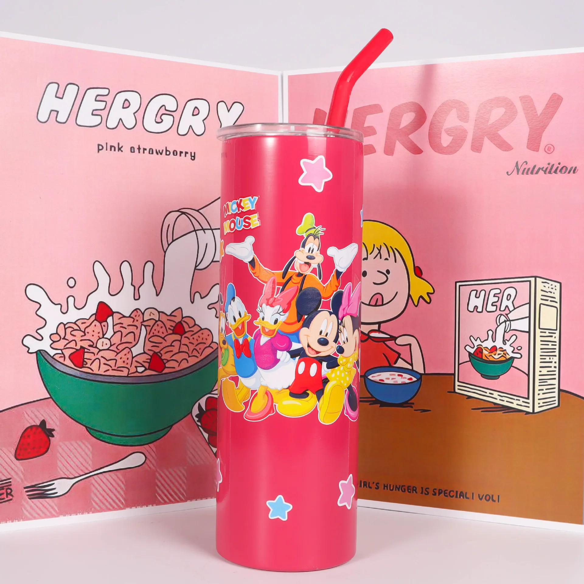 New Cartoon Cute Sanrio 30oz Stainless Steel Round Portable Hot And ...