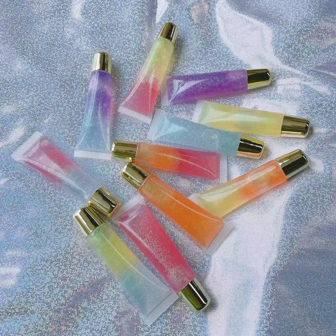 122 Colors Custom logo Lipstick Flavored Glitter Lipgloss Base Lipgloss ...