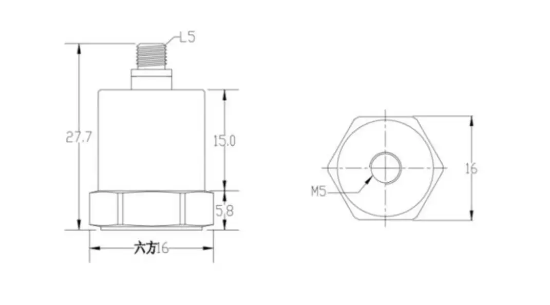 Iepe Piezoelectric Vibration Accelerometer For Equipment Condition ...