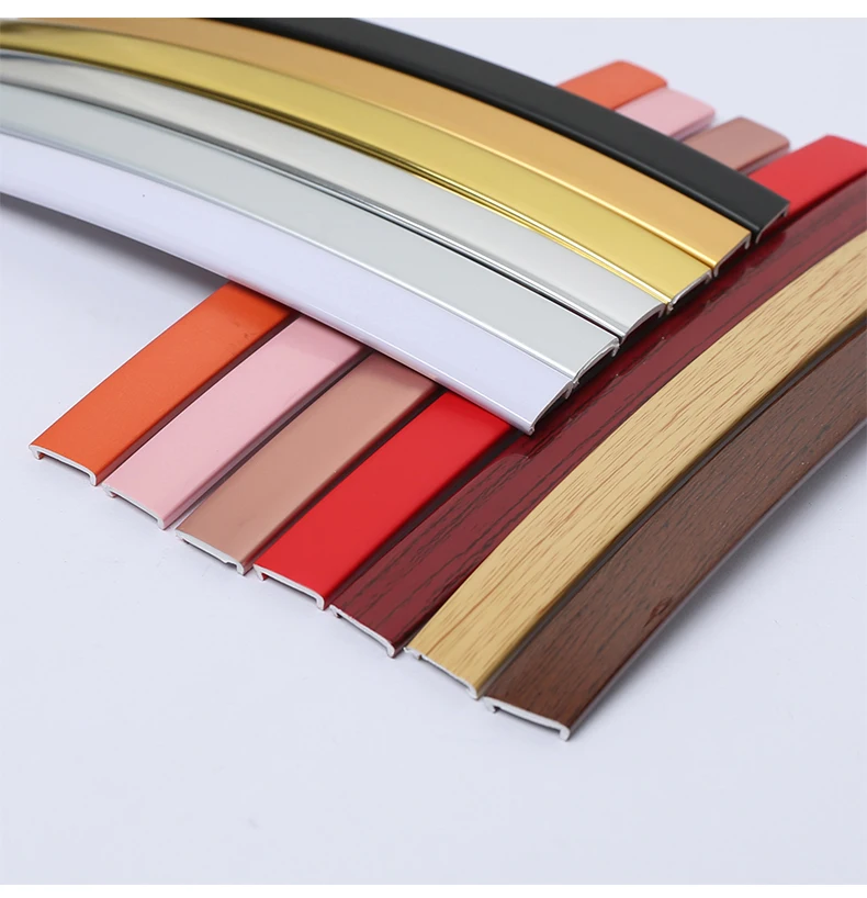 Banding Shaped Plastic Cabinet Molding Edging Channel Metal Tile Pvc U ...