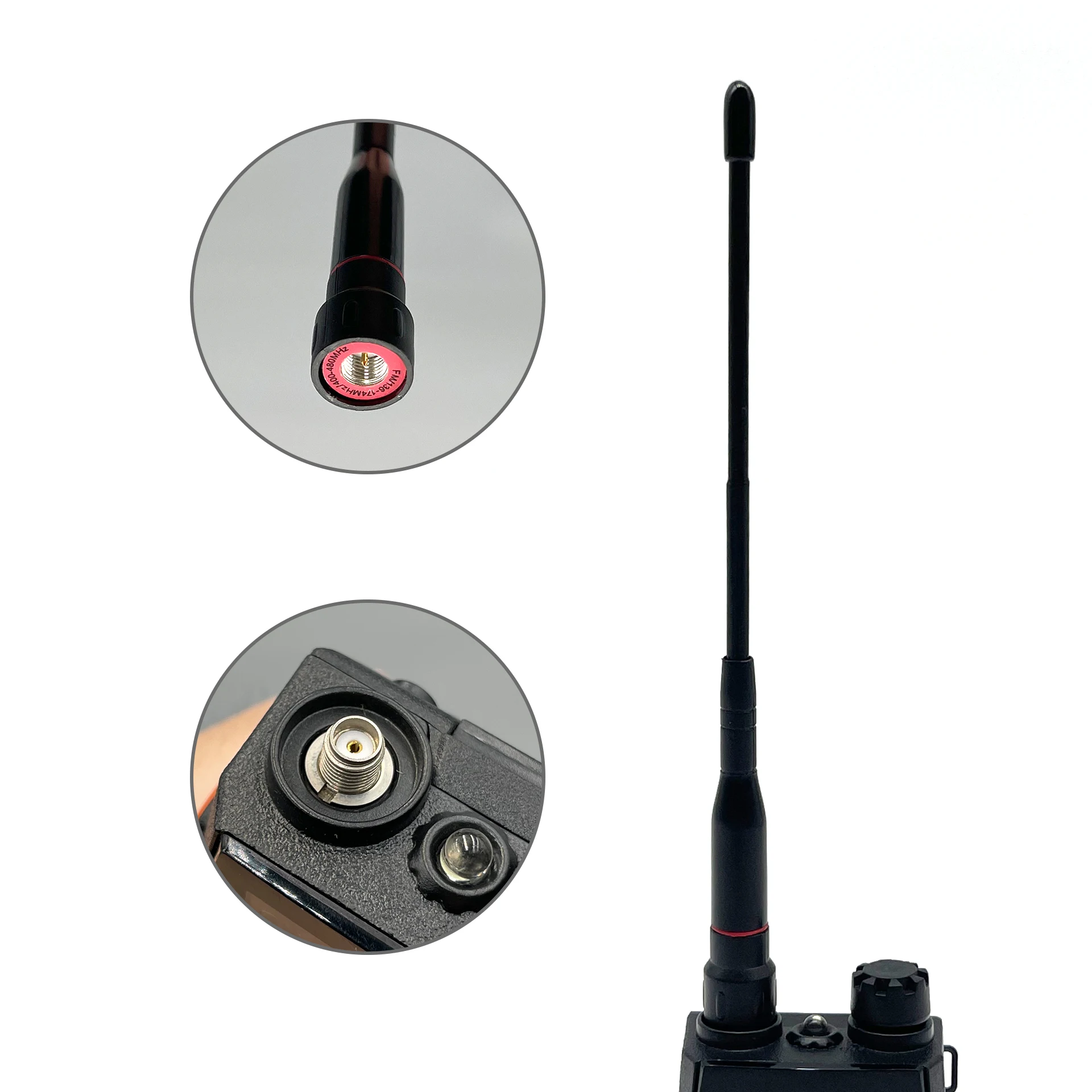 Factory VHF UHF Handheld Walkie Talkie Antenna 144/430MHz Ham Radio ...