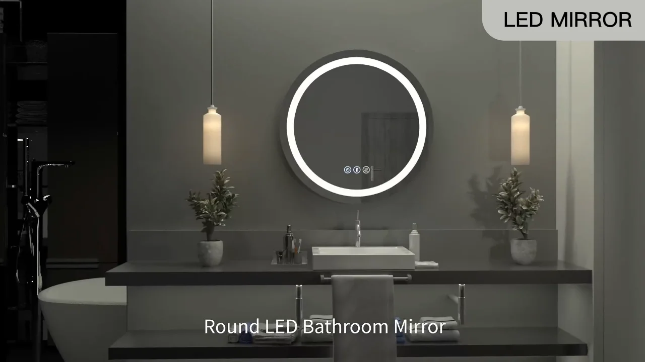 Modern Home Decor Bath Vanity Smart Mirror With Led Lights For Hotel ...