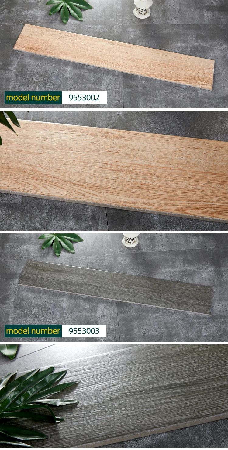 150x900mm Wooden Grain Texture Rustic Porcelain Tiles