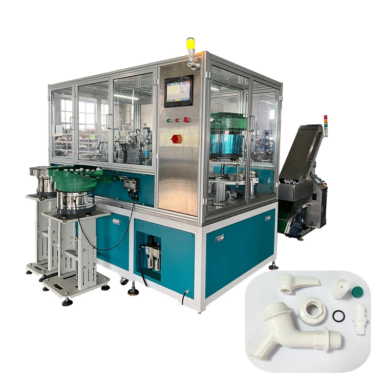 Fully Automatic Plastic Water Tap Assembly Machine Water Faucet ...