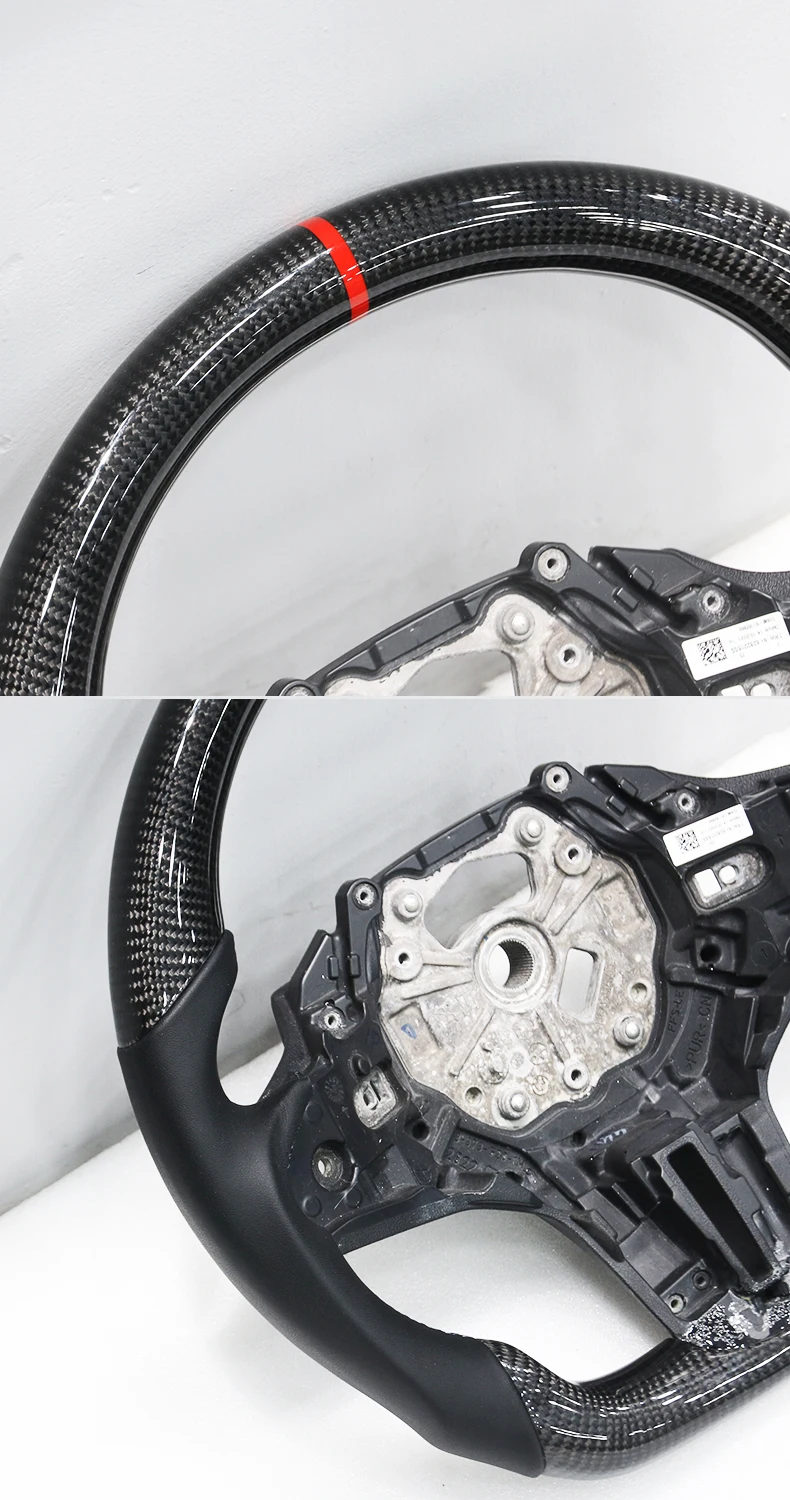 For Bmw Carbon Fiber Steering Wheel Modified 3 Series,5 Series And 7 ...