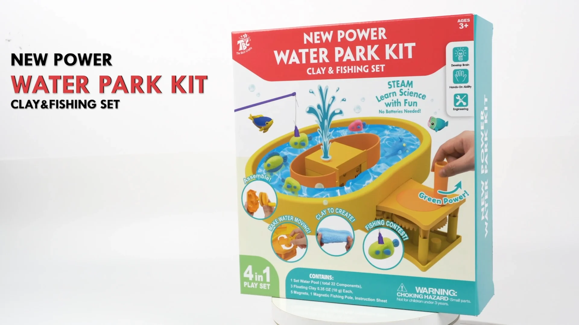 Creative Water Park Kit Floating Clay Air Dry Clay Colorful Children ...