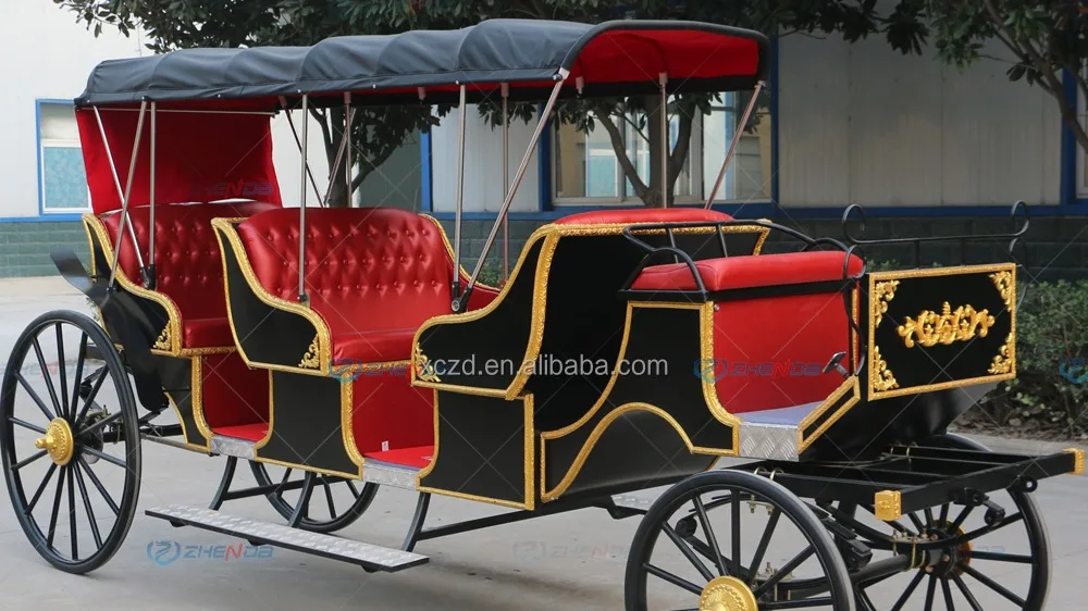 Oem Horse Drawn European Style Wedding Carriage Horse Wagon Sightseeing ...