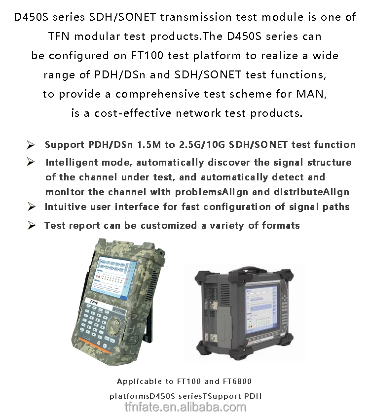 TFN D450S 10G SDH Transmission Analyzer Data Transmission| Alibaba.com