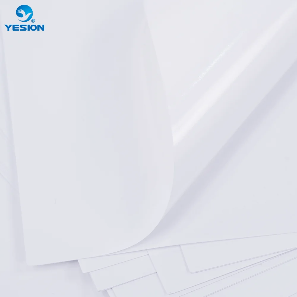 Yesion New Developed Sublimation White Vinyl A4 A3 Blank Adhesive Vinyl ...
