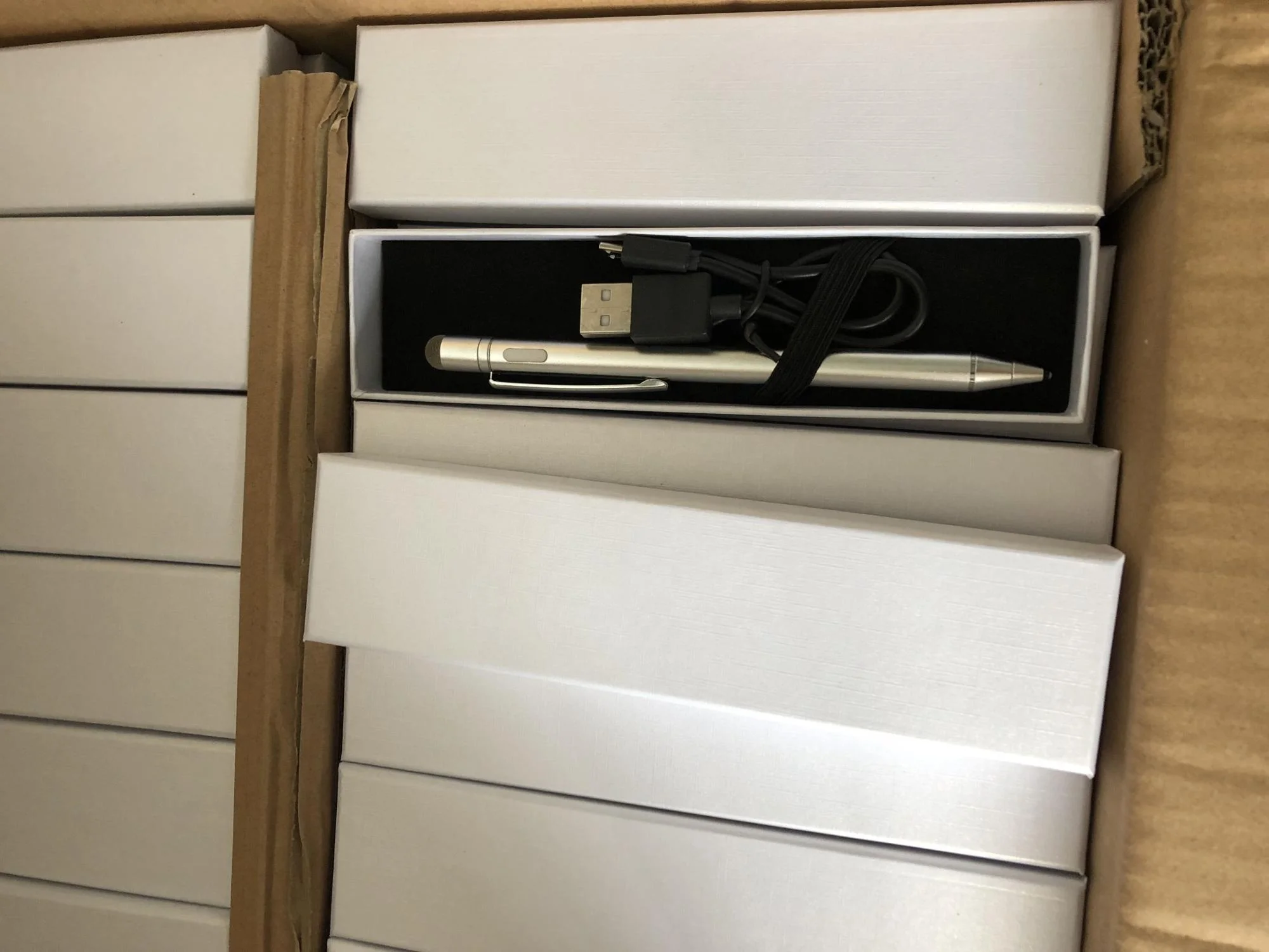 9 In 1 Multi Tool Metal Ball Pen Touch Stylus Pen With Ruler Bottle ...