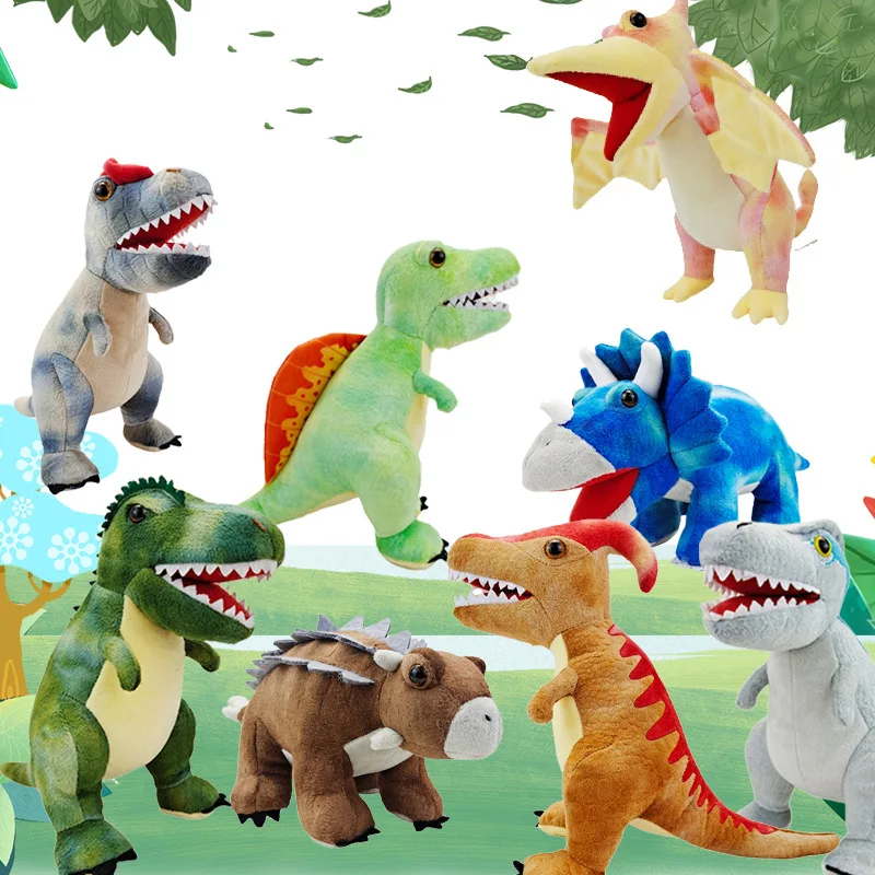 8-pack Adorable Soft Dinosaur Stuffed Animal Plush Toys Cute And Cuddly Toy For Kids - Buy ...