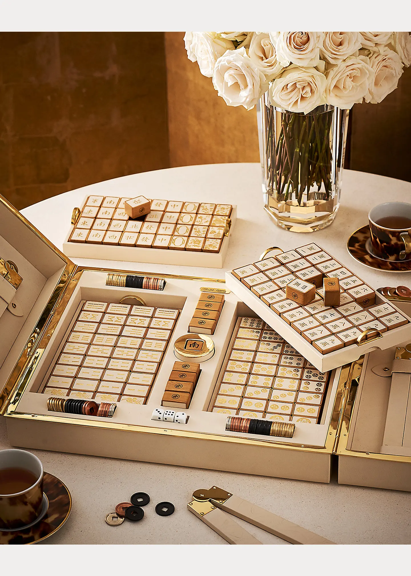 Luxury Leather Travel Mahjong Box - Perfect Christmas Gift
