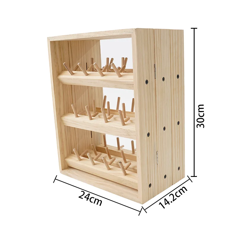 66 Axis Sewing Thread Rack Folding Storage Rack Handmade Diy Home ...