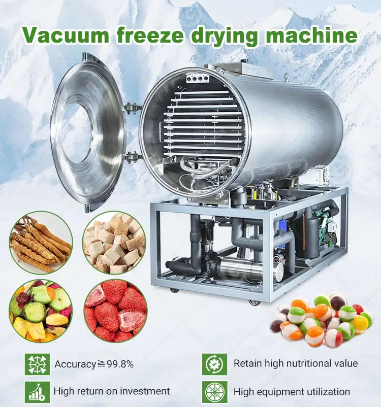 Freeze Freezing Drying Dried Dry Dryer Industrial Lyophilizer ...