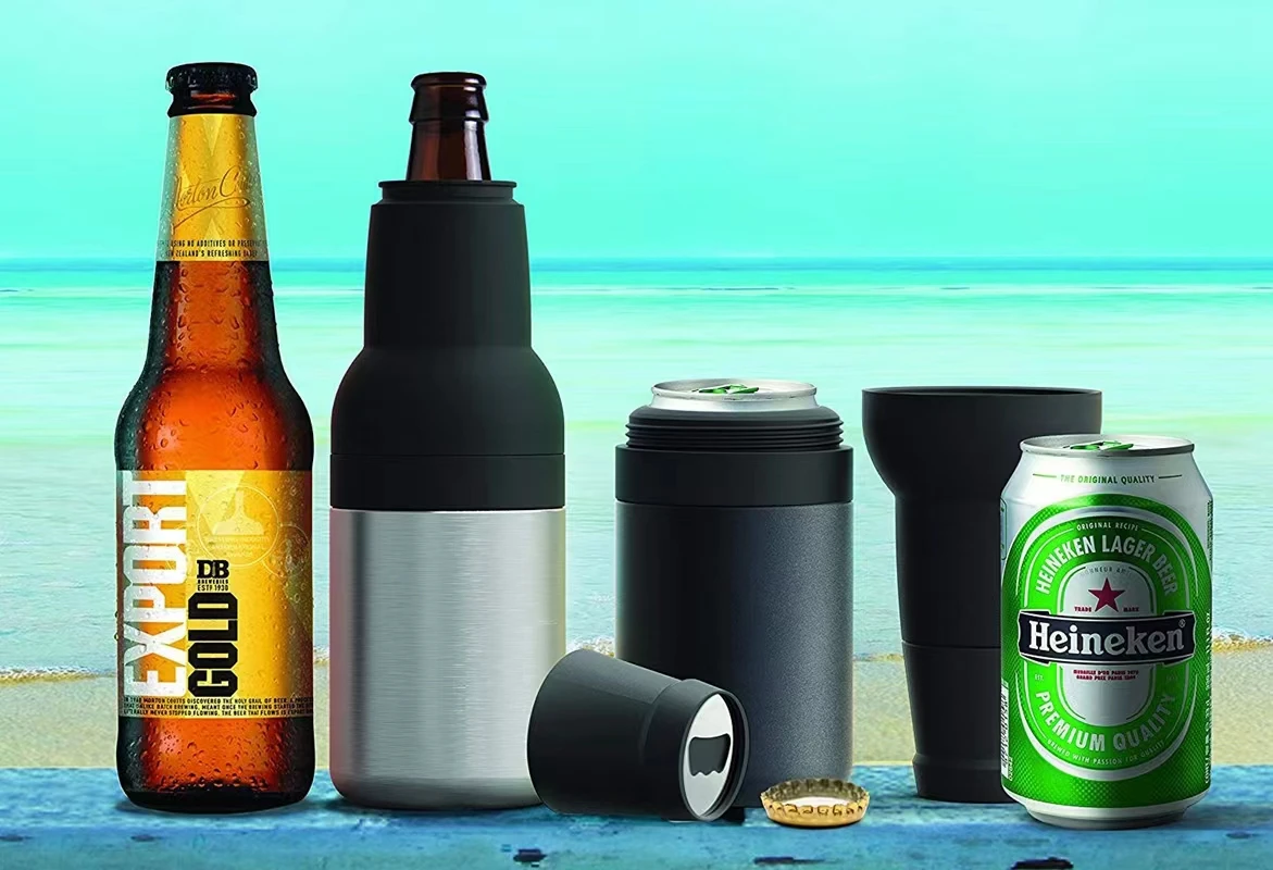 5 in 1 Stainless Steel Beer Cup - Insulated & Sustainable