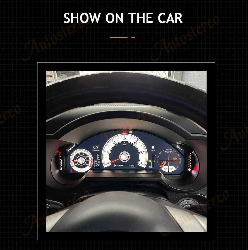 12.3inch For Toyota Fj Cruiser 2007-2019 Digital Cluster Virtual ...