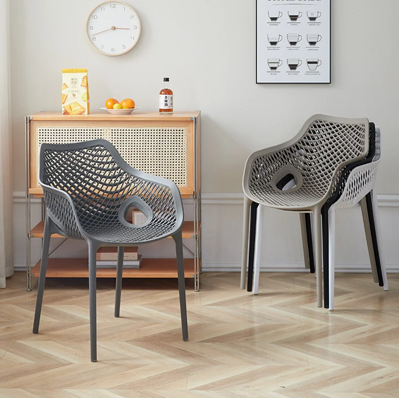 2023 Colorful Modern Design Restaurant Kitchen Cafe Sillas Plastic ...