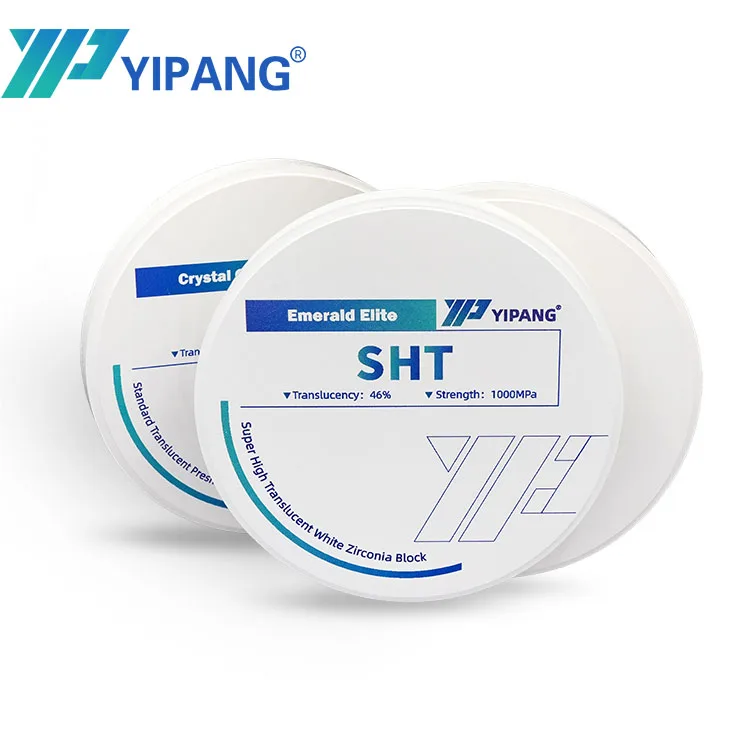 Natural 20 Color Zirconia Disc - SHT Multilayer BL Block