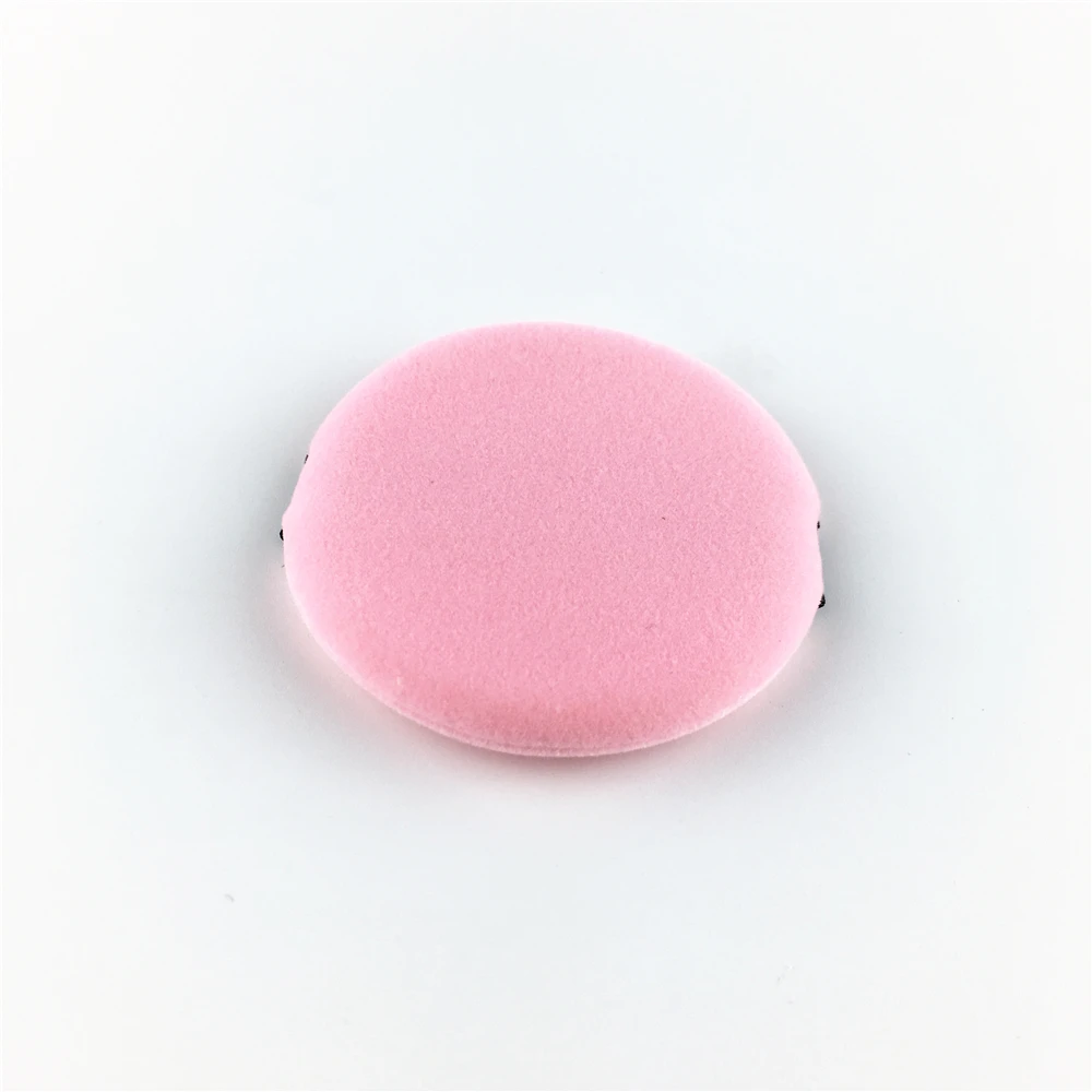 Luxury Classic Custom Cosmetic Soft Flocking Powder Puff - Buy Flocked ...
