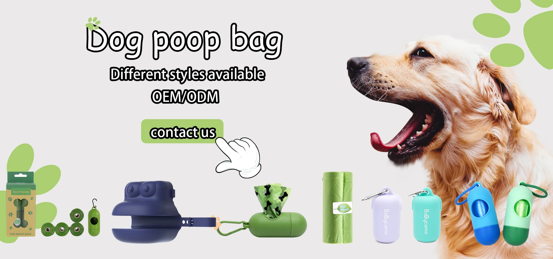 Custom Printed Pet Poop Bio Degradable Corn Starch Compost Waste Bags ...