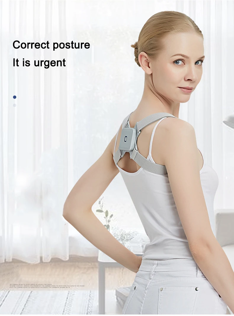 Oem Adjustable Intelligent Upper Back Smart Sensor Vibration Posture ...