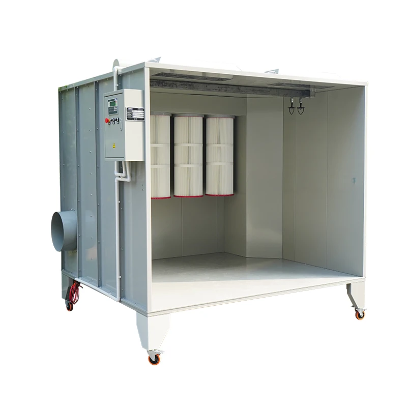 Manual Walk-in Powder Coating Spraying Booth for Metal Coating ...