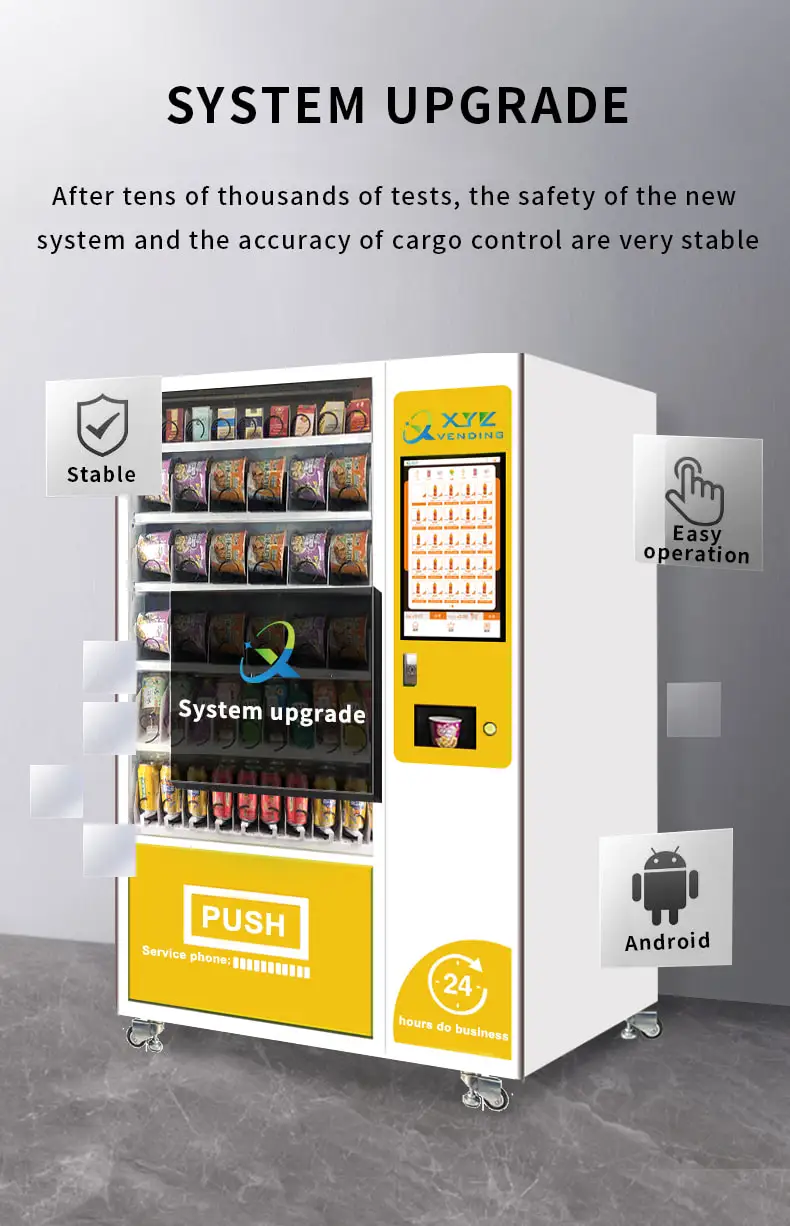 Smart Sale Snacks and Drinks Combo Vending Machine