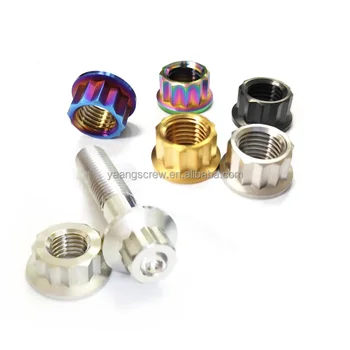 M6 M7 M8 Bbs Flange Split Rim Rs Rm Wheel Assembly Titanium 12 Point Bolt - Buy M6 M7 M8 Bbs ...