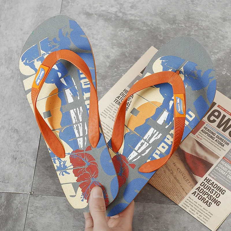 Mens Pe Chanclas Beach Sleeper Slipper Flip-flops Chappal For Men Flip ...