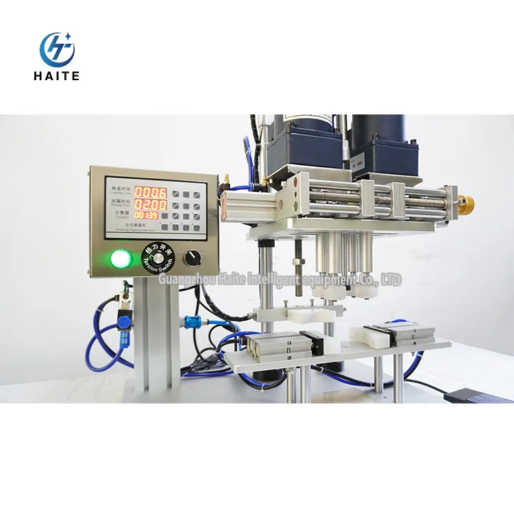 Full Automatic Linear Conveyor Cap Feeder Single Head 4 Wheels Plastic ...