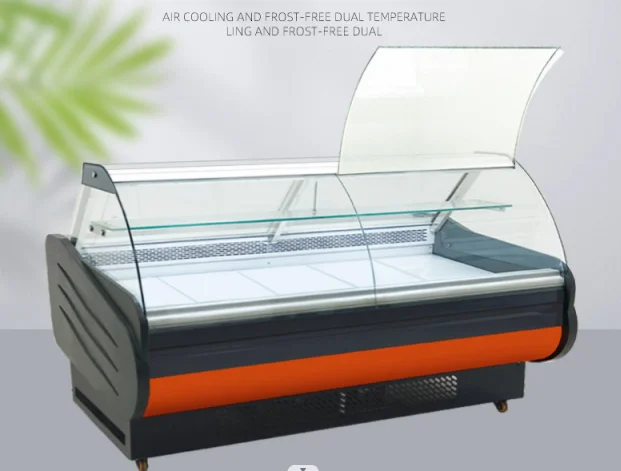 Supermarket Dry Ager Meat Storing Display Freezer Deli Commercial