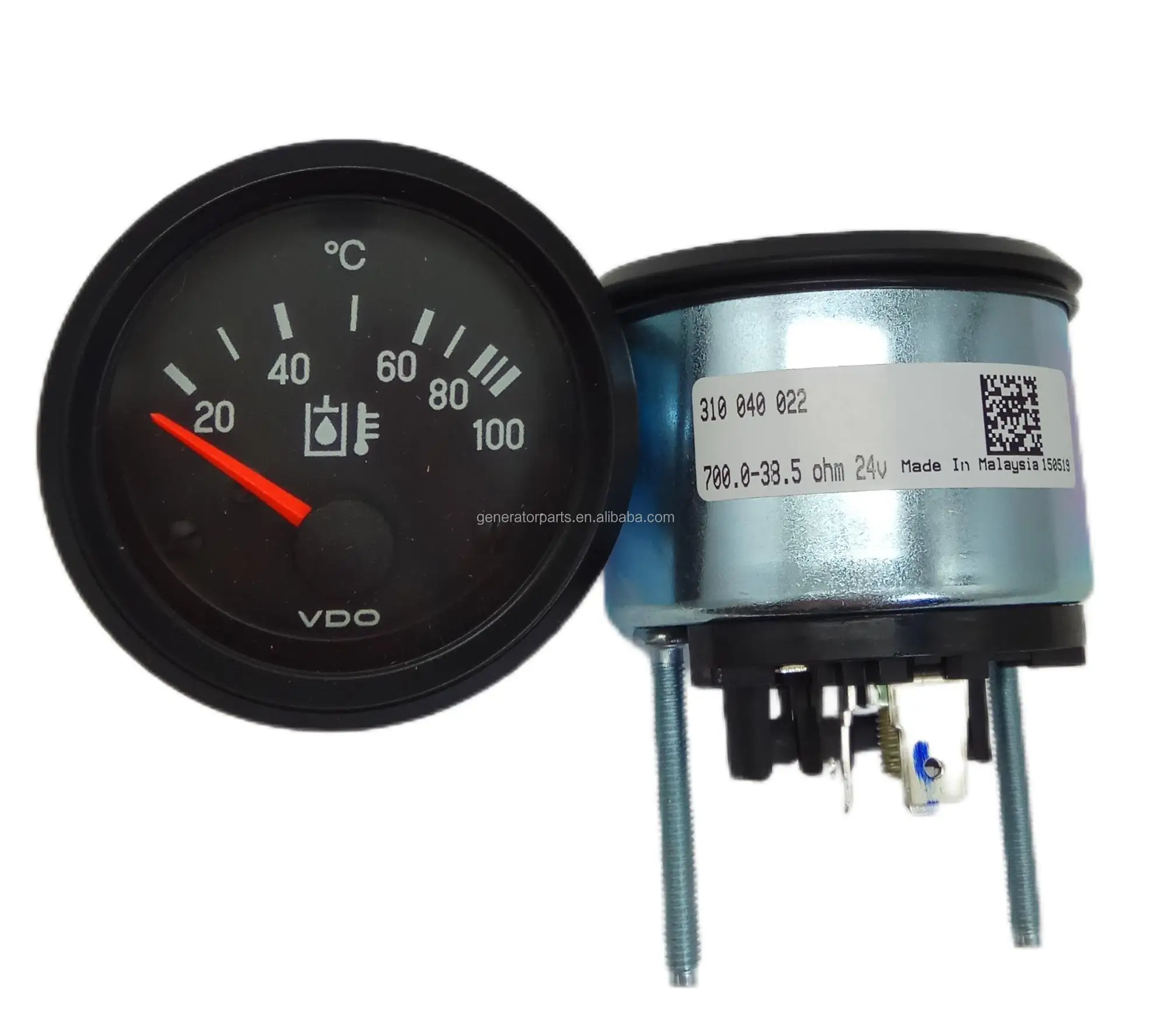Genuine Vdo Temperature Gauge 310-040-022 0-100 Degree 52mm 24v - Buy Vdo Temperature Gauge 310 ...