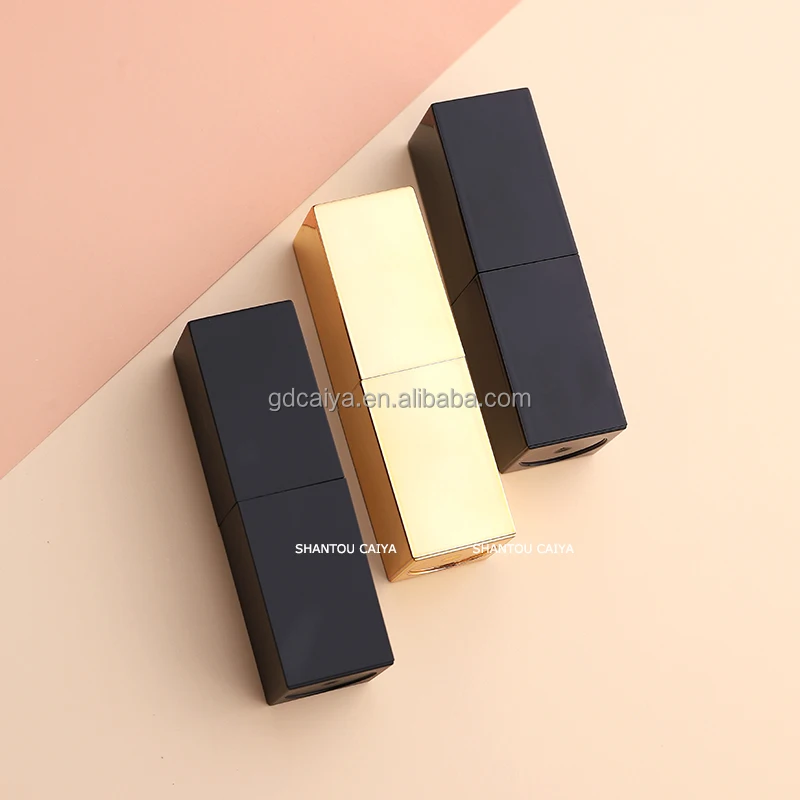 Refillable Pink Square Lipstick Containers - Luxury Cosmetics Packaging
