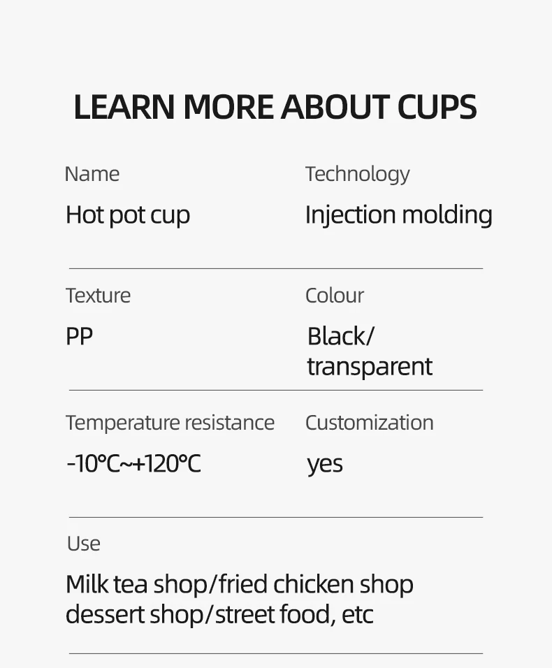 Custom Disposable Plastic Containers for Fried Chicken & Snacks