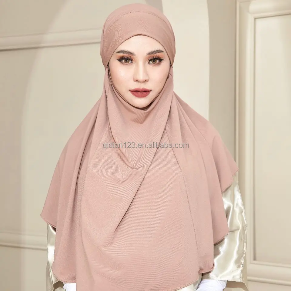 Malaysian Ready Wear Muslim Instant Hijab 3 in 1 Versatile Niqab Headscarf