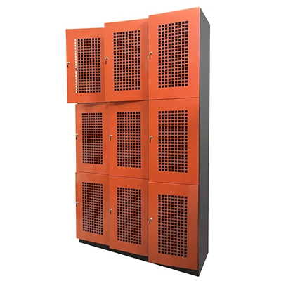 Custom Made Metal Ski Locker Iron Wire Mesh Lockers With Stainless ...