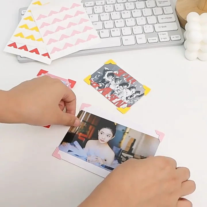 High Quality Hot Sell Paper Retro Corner Stickers Paste Photo Corner ...