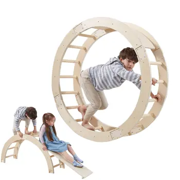 Eco-friendly Quadrant Pickale Rocker Wooden Indoor Arch Climber With ...