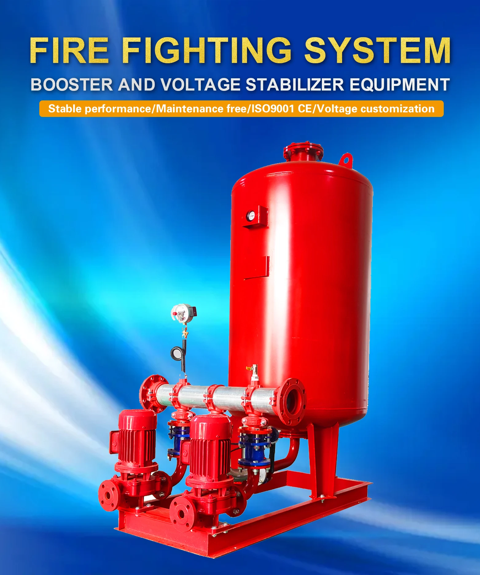 Fire Pipeline Pressure Stabilizing Equipment - High Efficiency