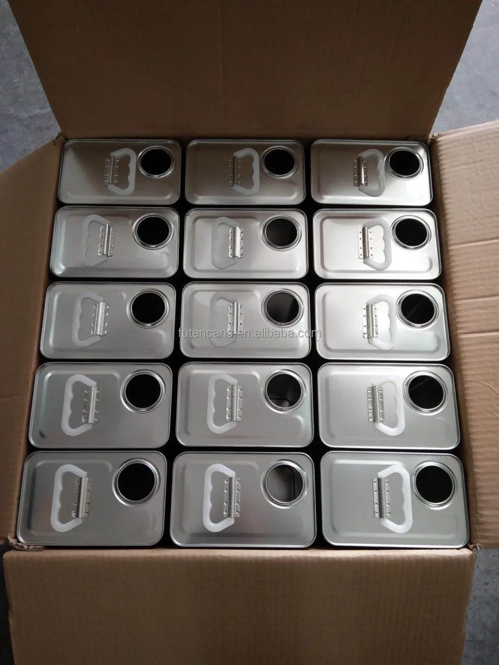High Quality 1 Gallon Tin Can Ring Bottom And Top Lid Paint Tin Can ...
