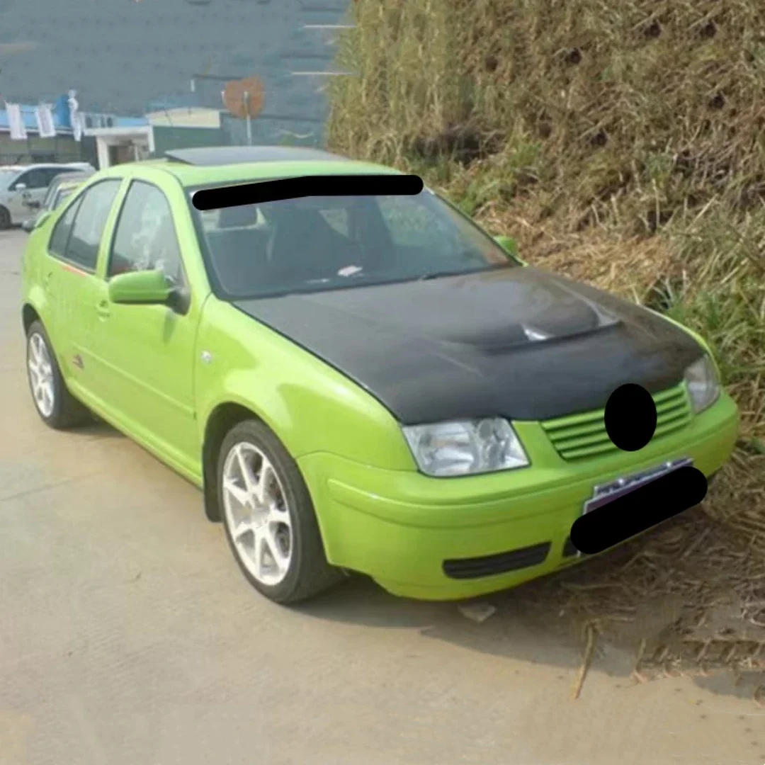 Carbon Fiber Engine Hood Engine Cover Assembly For Volkswagen Vw Bora ...