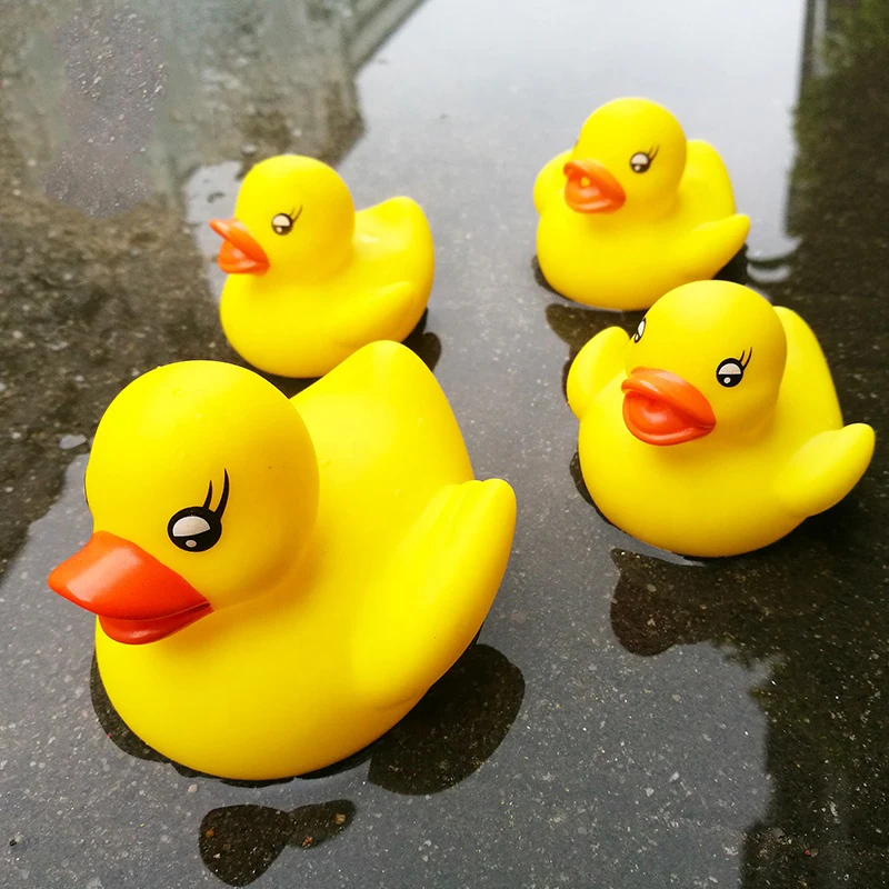 Bath Toy Floating Duck Family Parent-child Educational Toys Yellow Duck ...